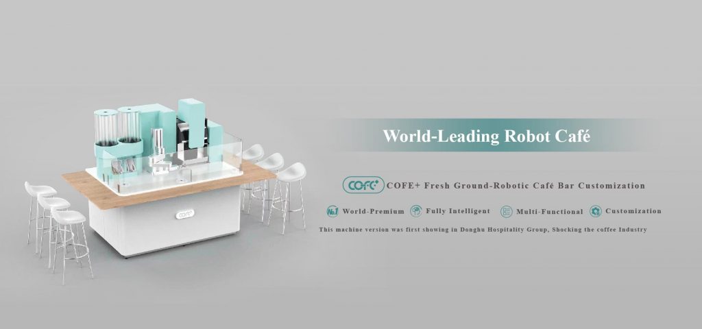 Cofe+ | robot barista cafe | robotic barista machine for sale